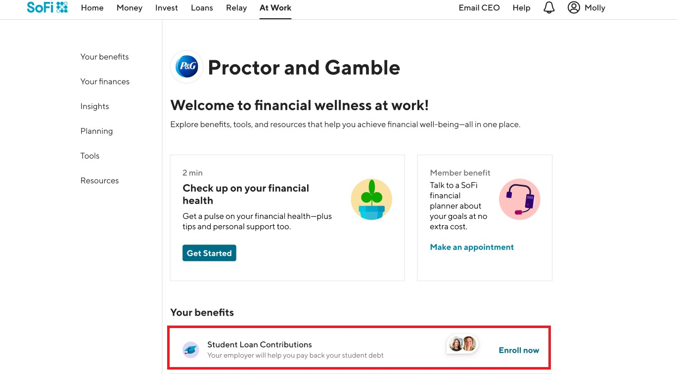 How do I sign up for the Student Loan Contribution Program? – SoFi
