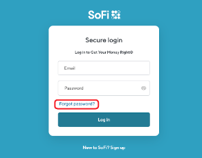 I am having an issue with logging into my SoFi account. What do I do ...