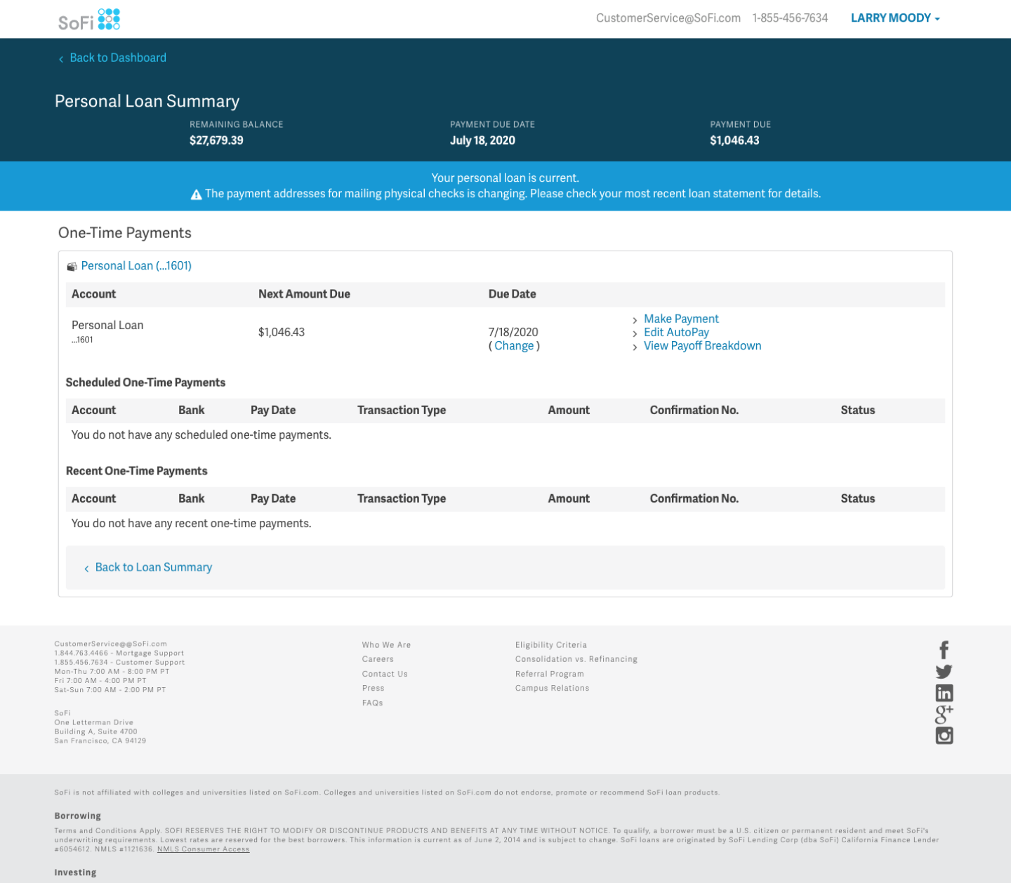 How do I make a payment on my SoFi Personal Loan? – SoFi