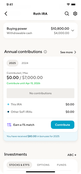 How can I view my annual contribution amount in my IRA? – SoFi