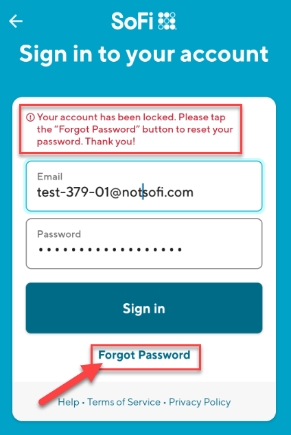 I am having an issue with logging into my SoFi account. What do I do ...